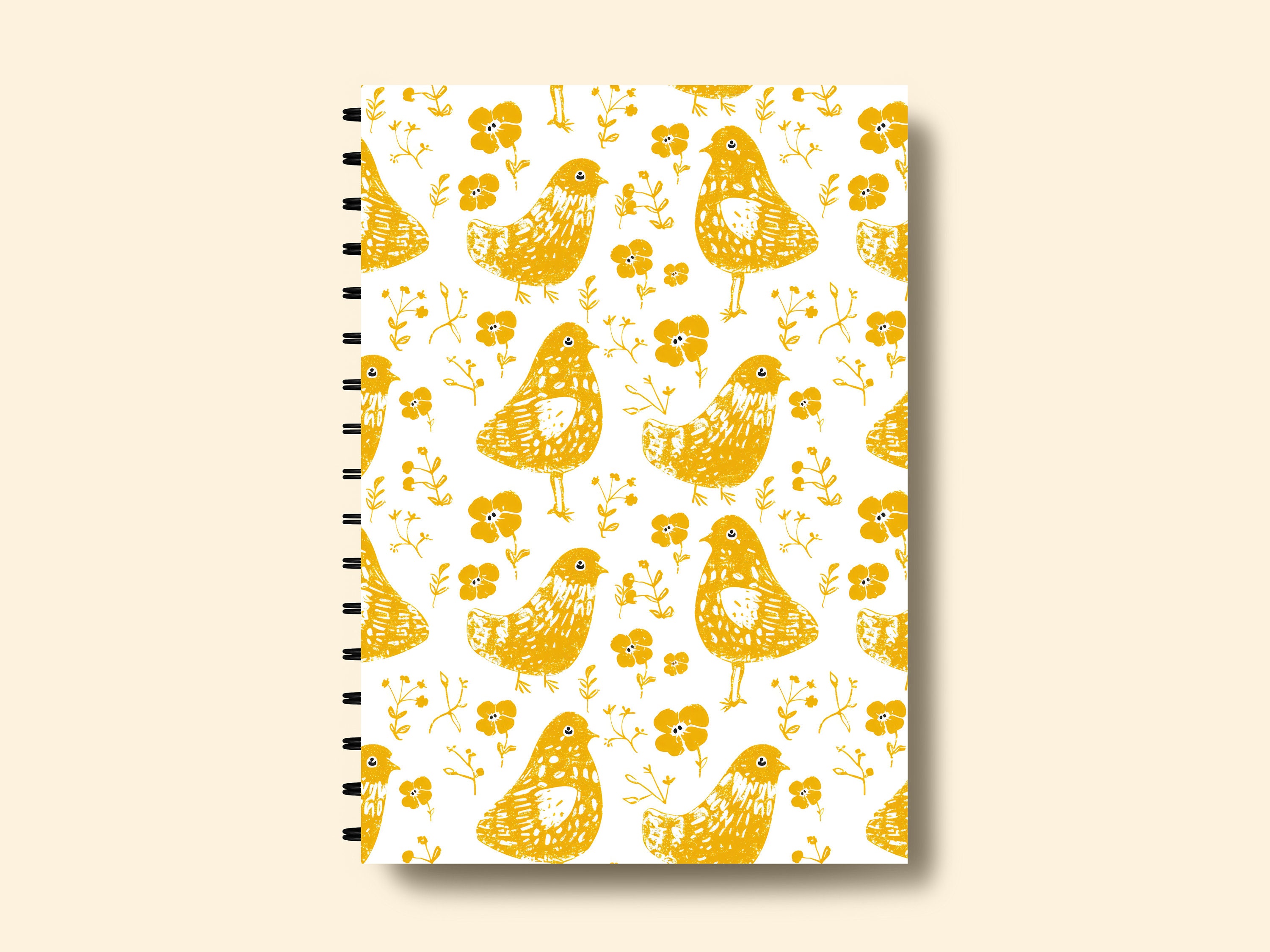 Seamless Chick Background, Yellow Chicken Pattern, Yellow Baby Chick ...