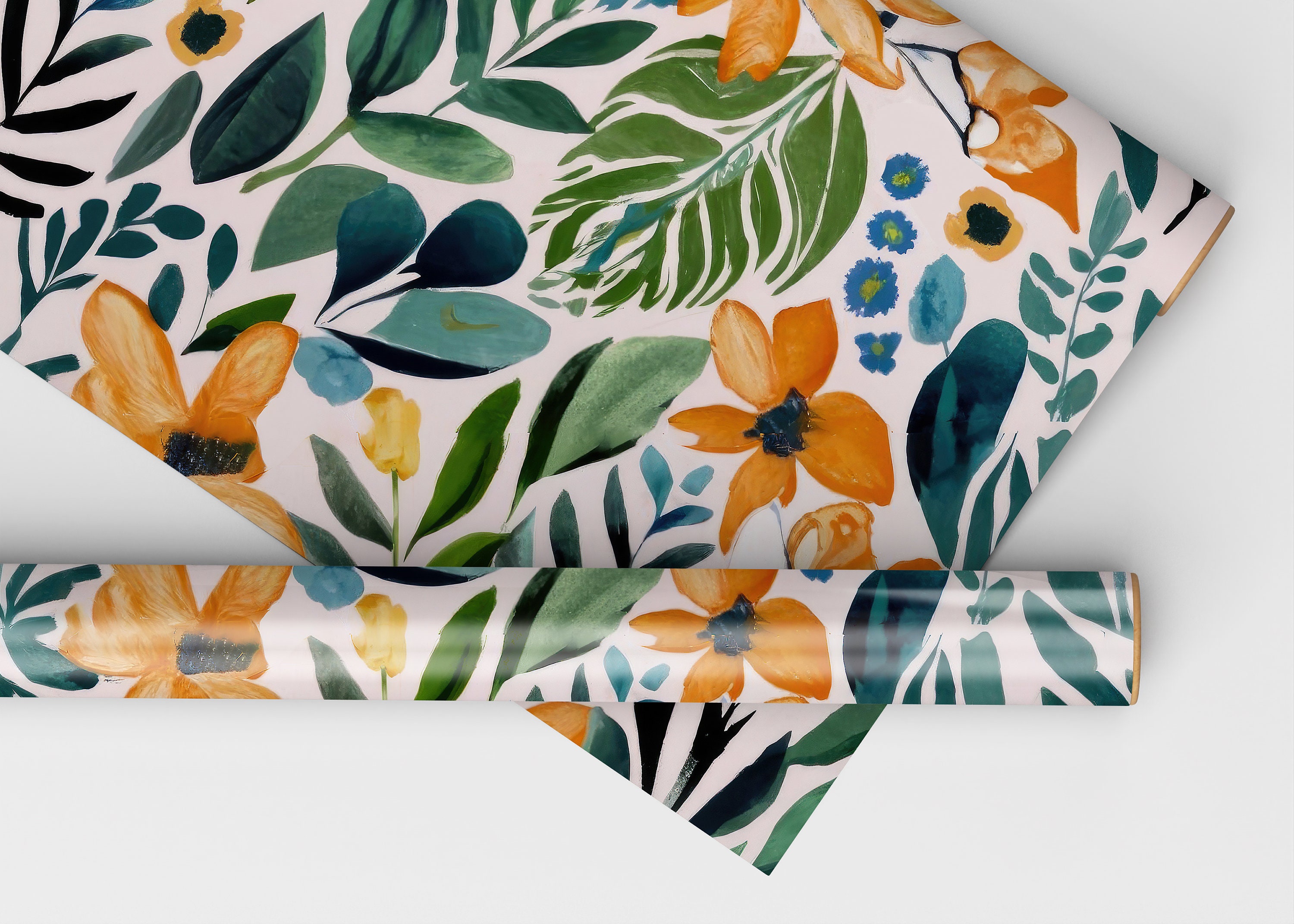 Seamless Tropical Flora Seamless Pattern, Seamless Jungle Floral ...