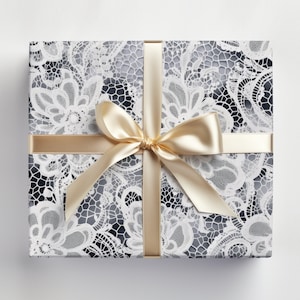 Seamless Lace Background Black Lace Repeating Background, Black and ...