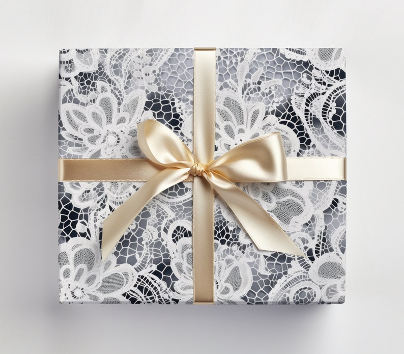 Seamless Lace Background Black Lace Repeating Background, Black and ...