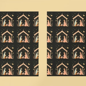 Nativity Scene Background PNG Seamless Nativity Background Pattern ...