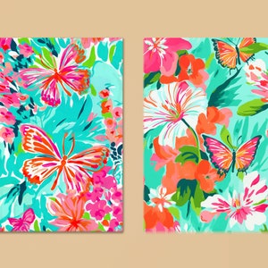 Vibrant Butterfly Background Patterns, SEAMLESS Butterfly Pattern ...