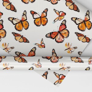 Seamless Monarch Butterflies Pattern, Repeating Monarch Butterfly ...