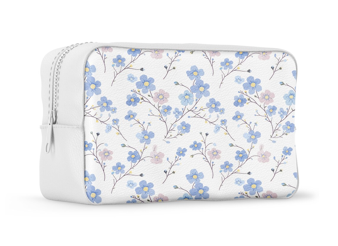 Forget Me Nots Cute Floral Background Pattern, Early Spring Small Blue ...