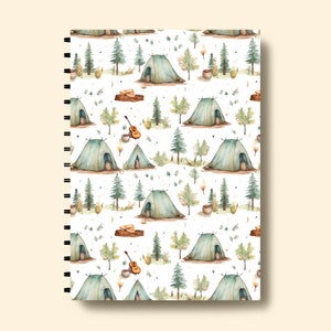 Camping Seamless Background Pattern Camping, Tent Camping Digital Paper ...