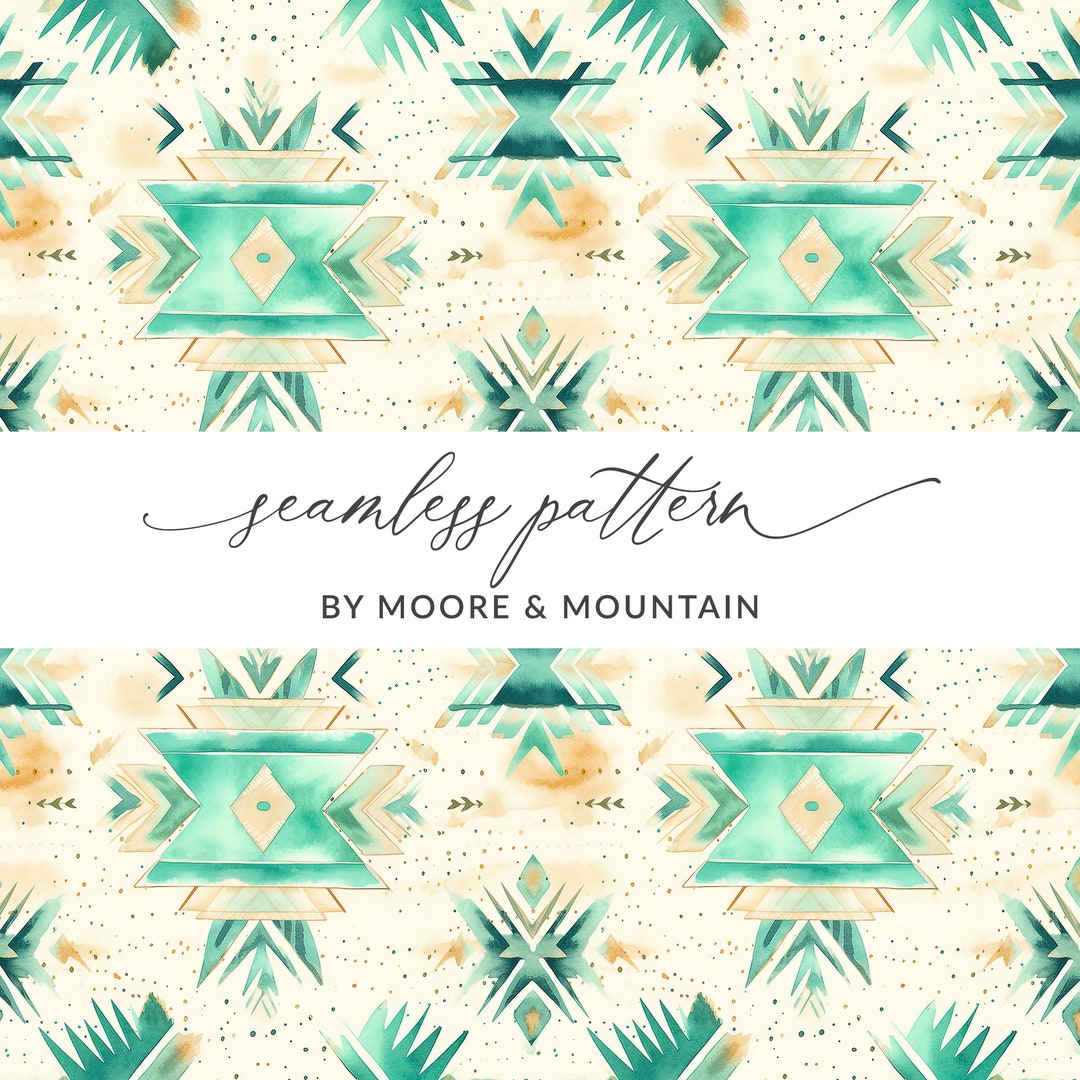 Southwestern Background, Seamless Native American Background Tribal ...