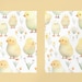 Seamless Easter Chick Pattern, Spring Baby Chick Seamless Easter ...