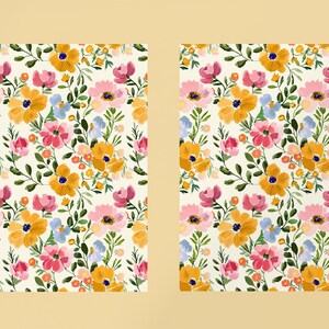 Bloom Seamless Pattern for Commercial Use, Seamless Spring Floral ...