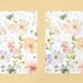 Pastel Spring Flowers Background Pattern, Seamless Spring Floral ...