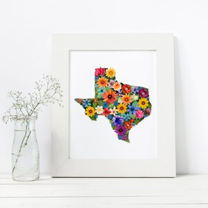 State of Texas Clipart, Texas State PNG, Floral Texas State With ...