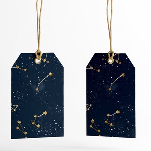 Constellation Seamless Background Pattern Starry Night Sky Seamless ...