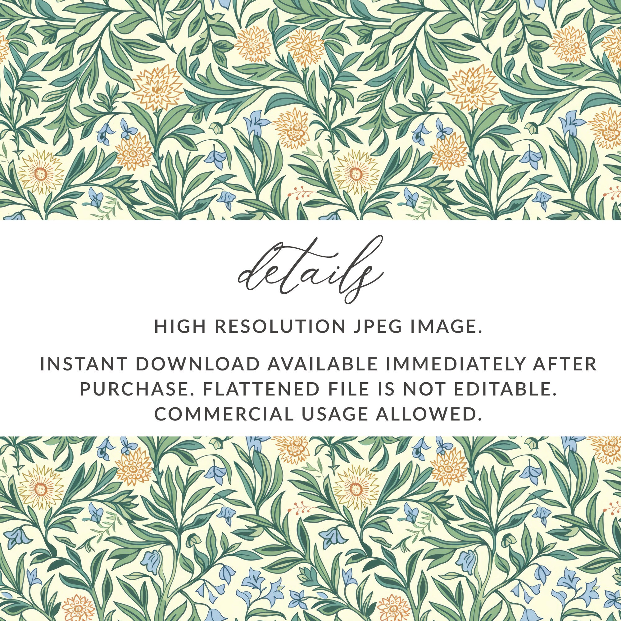 Sage Green Leaf and Vines Pattern, Seamless Dainty Leaves Baroque ...