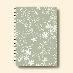 Seamless Sage Green Pattern, Dainty Sage Green Leaves and Branches ...
