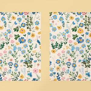 48 Seamless Pastel Ditsy Floral Patterns, Repeating Ditsy Floral ...