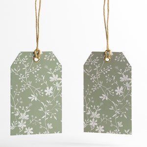 Seamless Sage Green Pattern, Dainty Sage Green Leaves and Branches ...
