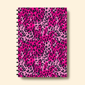 Hot Pink Cheetah Print Seamless Pattern, Neon Pink Animal Print ...