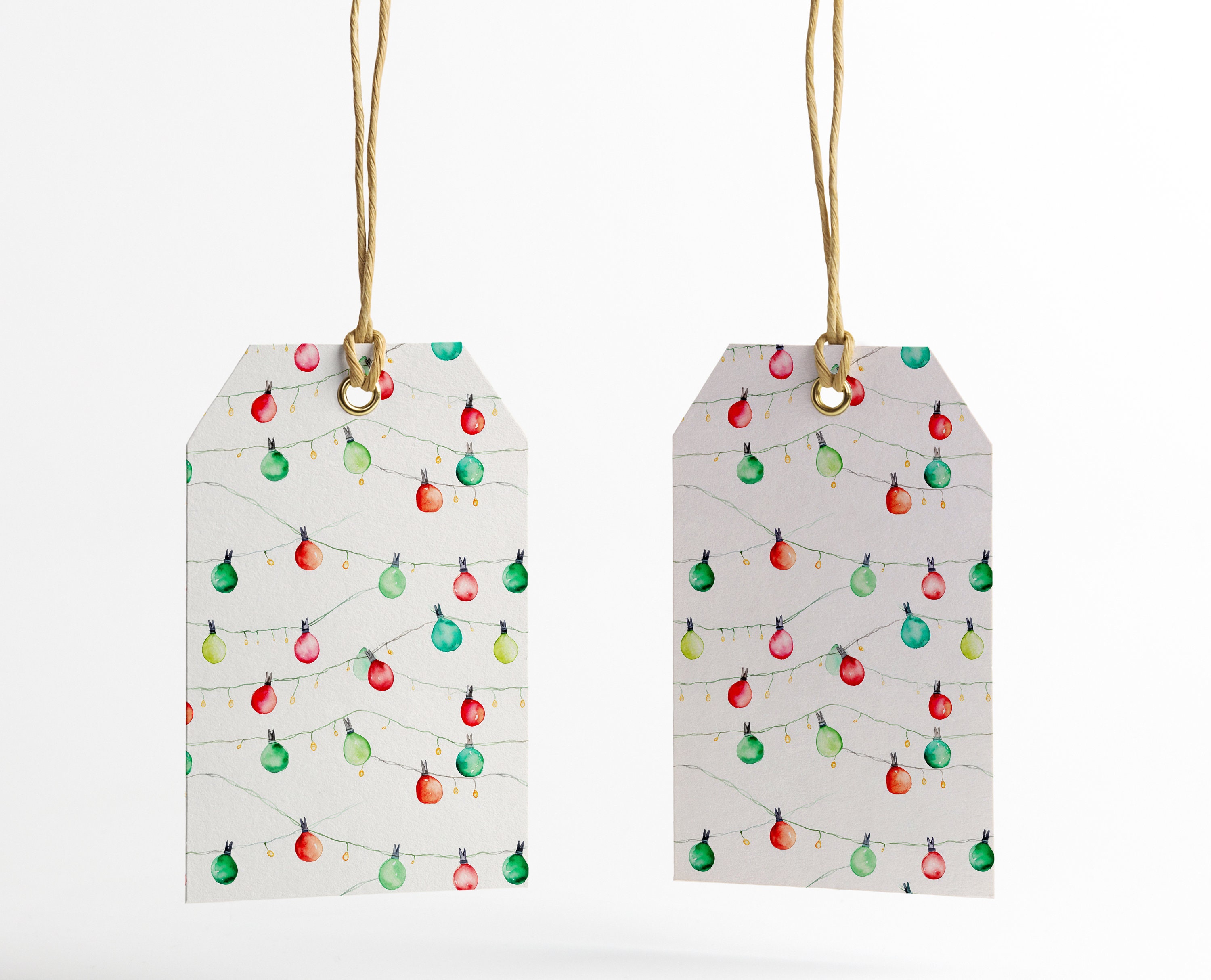 Seamless Christmas Lights Pattern, Seamless String of Christmas Lights ...