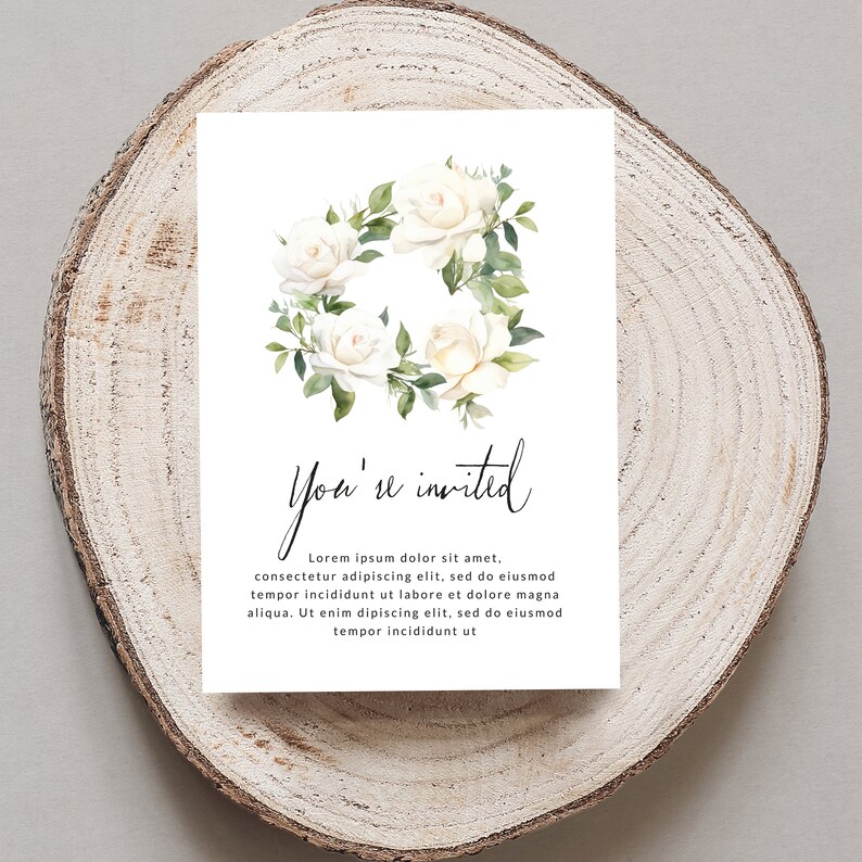 Watercolor White Roses Clipart Watercolor Roses Neutral Roses - Etsy