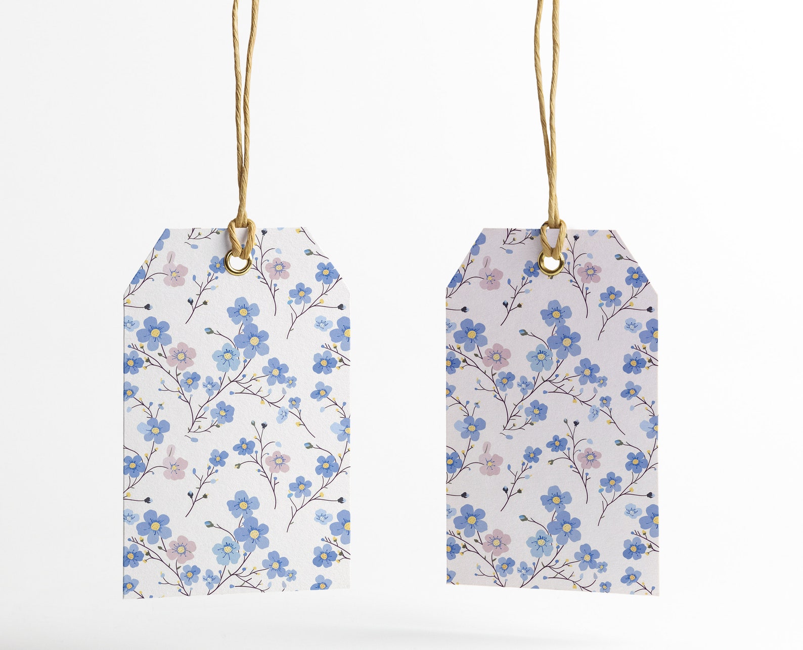 Forget Me Nots Cute Floral Background Pattern, Early Spring Small Blue ...