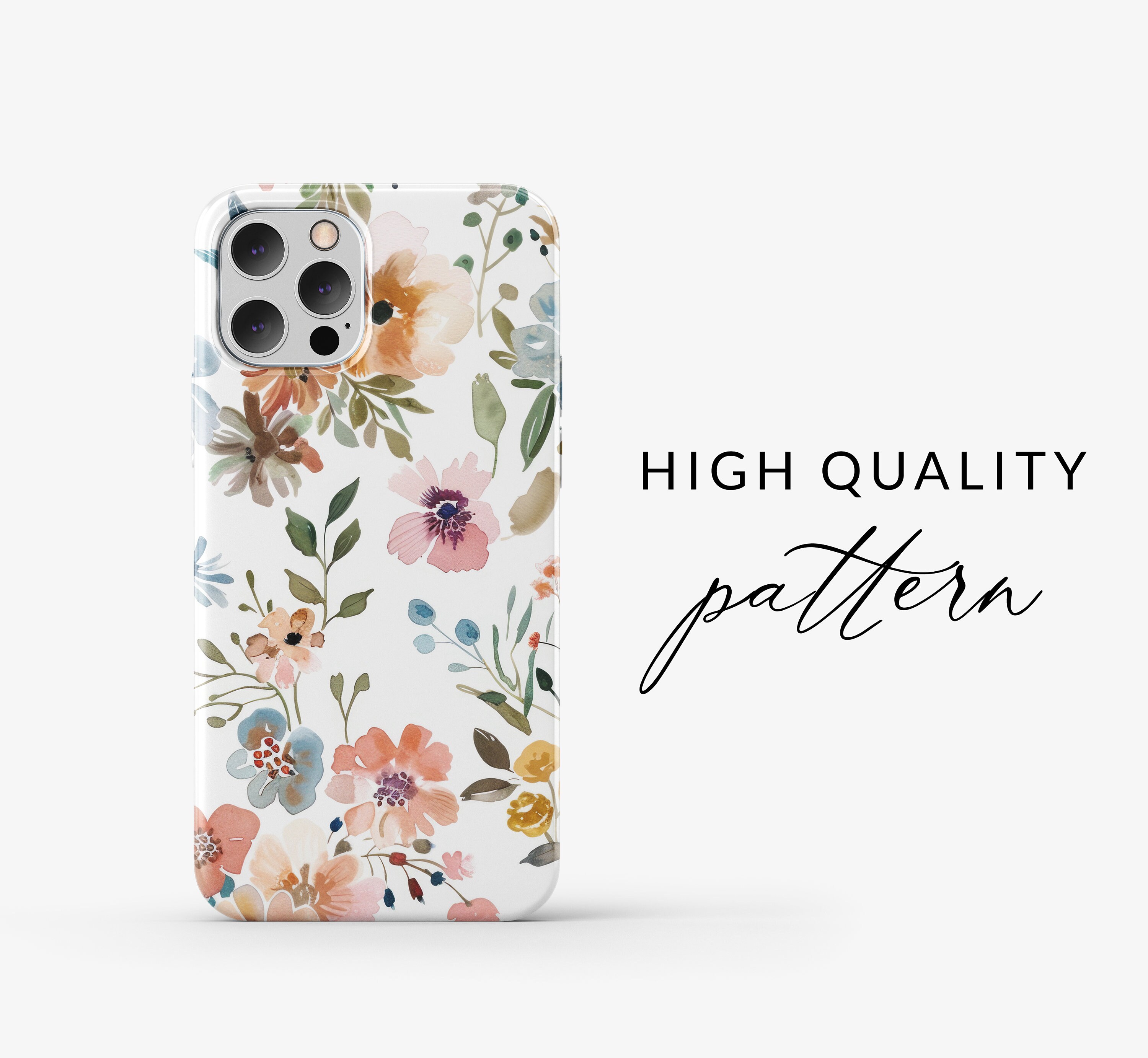 Watercolor Folk Art Floral Background Pattern, Pastel Folk Art Seamless ...