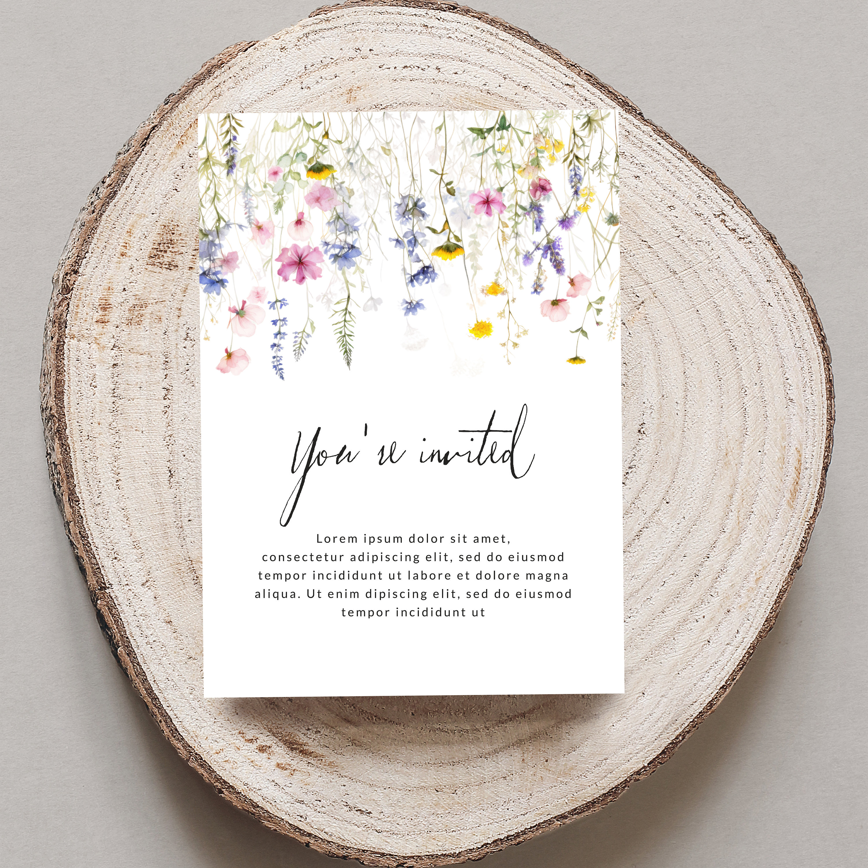 30 Seamless Wildflower Borders, Seamless Meadow Borders, Seamless ...