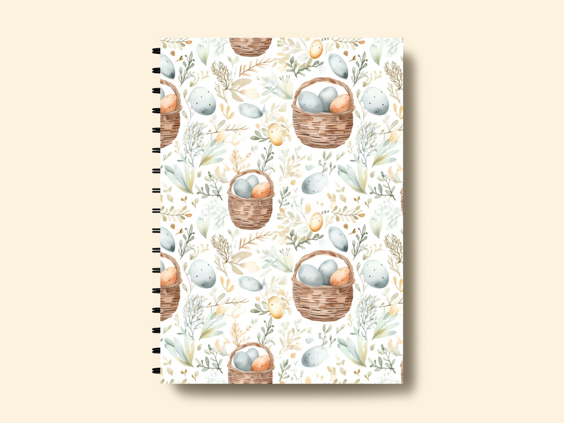 Rustic Easter Digital Paper Pack, Boho Easter Seamless Pattern Set ...