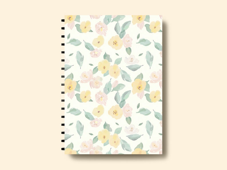 Pastel Flowers Background, Seamless Cute Pastel Floral Pattern ...