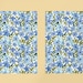 Light Blue Floral Blooms Pattern, Seamless Bloom Background Pattern ...
