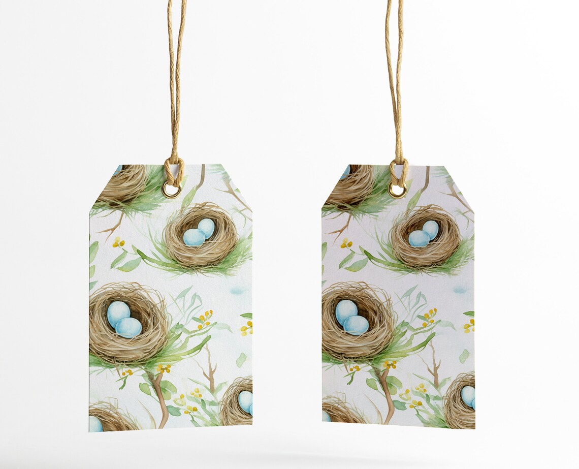 Seamless Nest Pattern Cute Birds Nest Background Pattern - Etsy