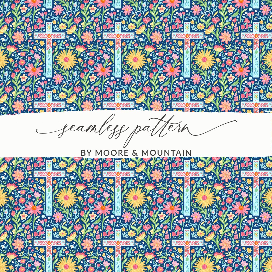 Christian Cross Background Pattern, Folk Art Cross Pattern, Cute Boy ...