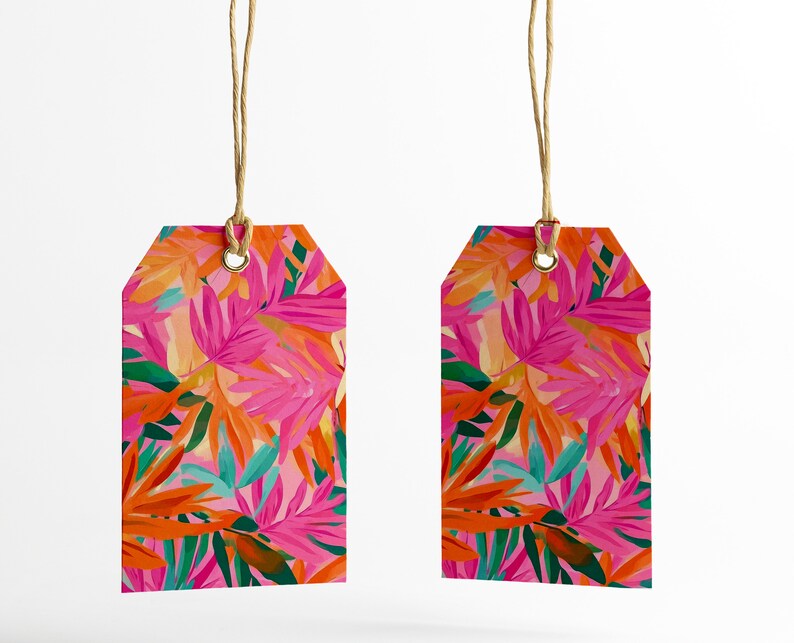 Preppy Palm Leaf Seamless Pattern Pink Tropical Leaves Background ...
