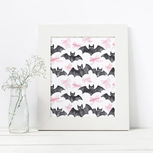 Watercolor Bats Seamless Pattern Background PNG Painted Bats Pattern ...