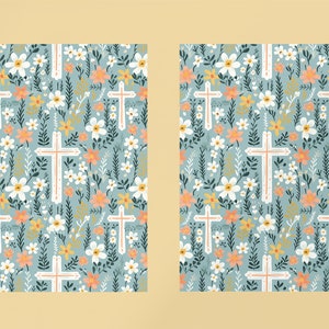 Christian Cross Background Pattern, Pastel Easter Cross Pattern, Cute ...