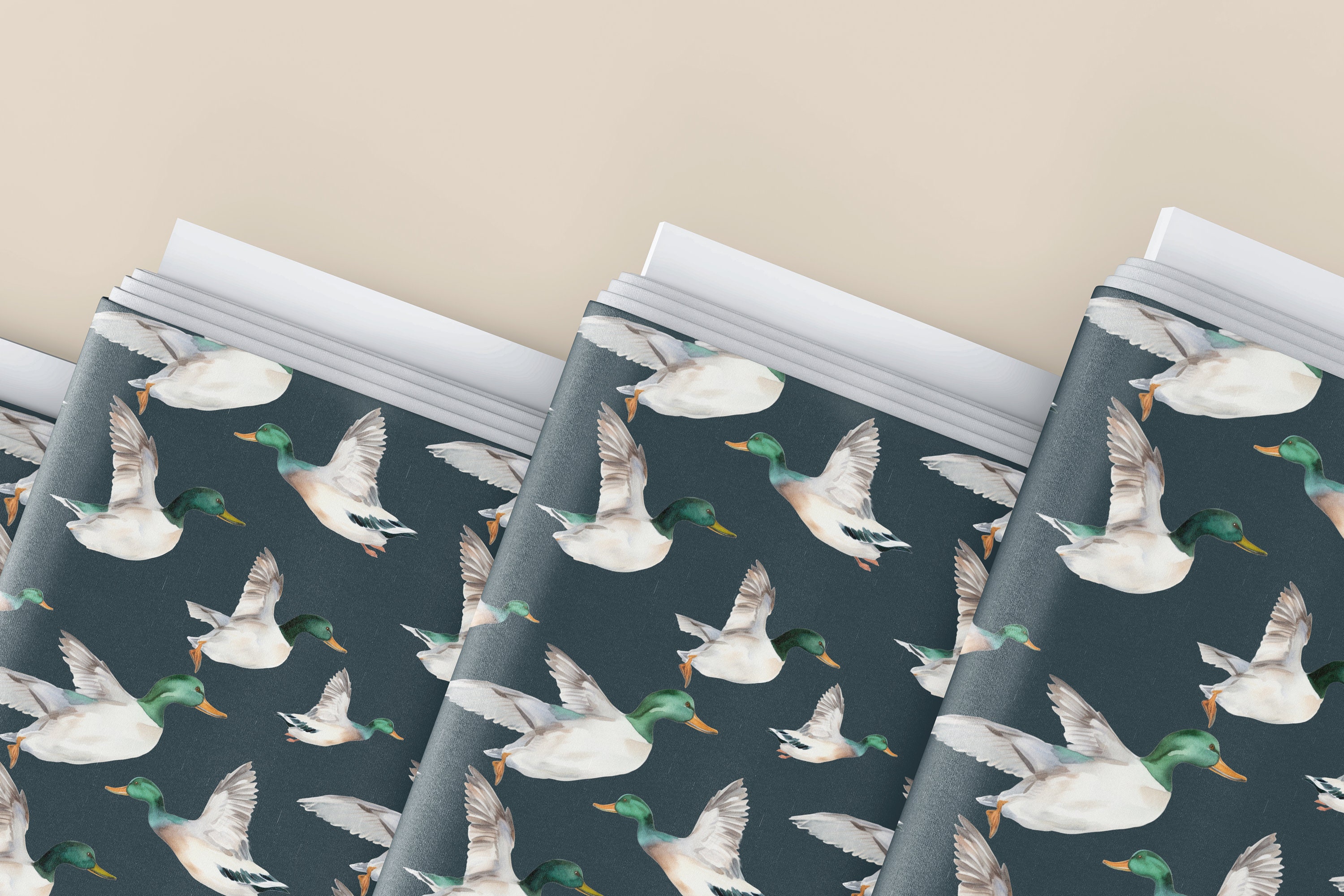 Seamless Duck Hunting Pattern Seamless Mallard Duck Pattern, Seamless ...