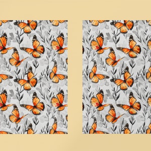 Monarch Butterfly Seamless Pattern, Monarch Butterflies Digital ...