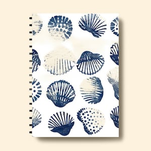 Seashell Background, Seamless Clamshell Background, Blue Seamless ...