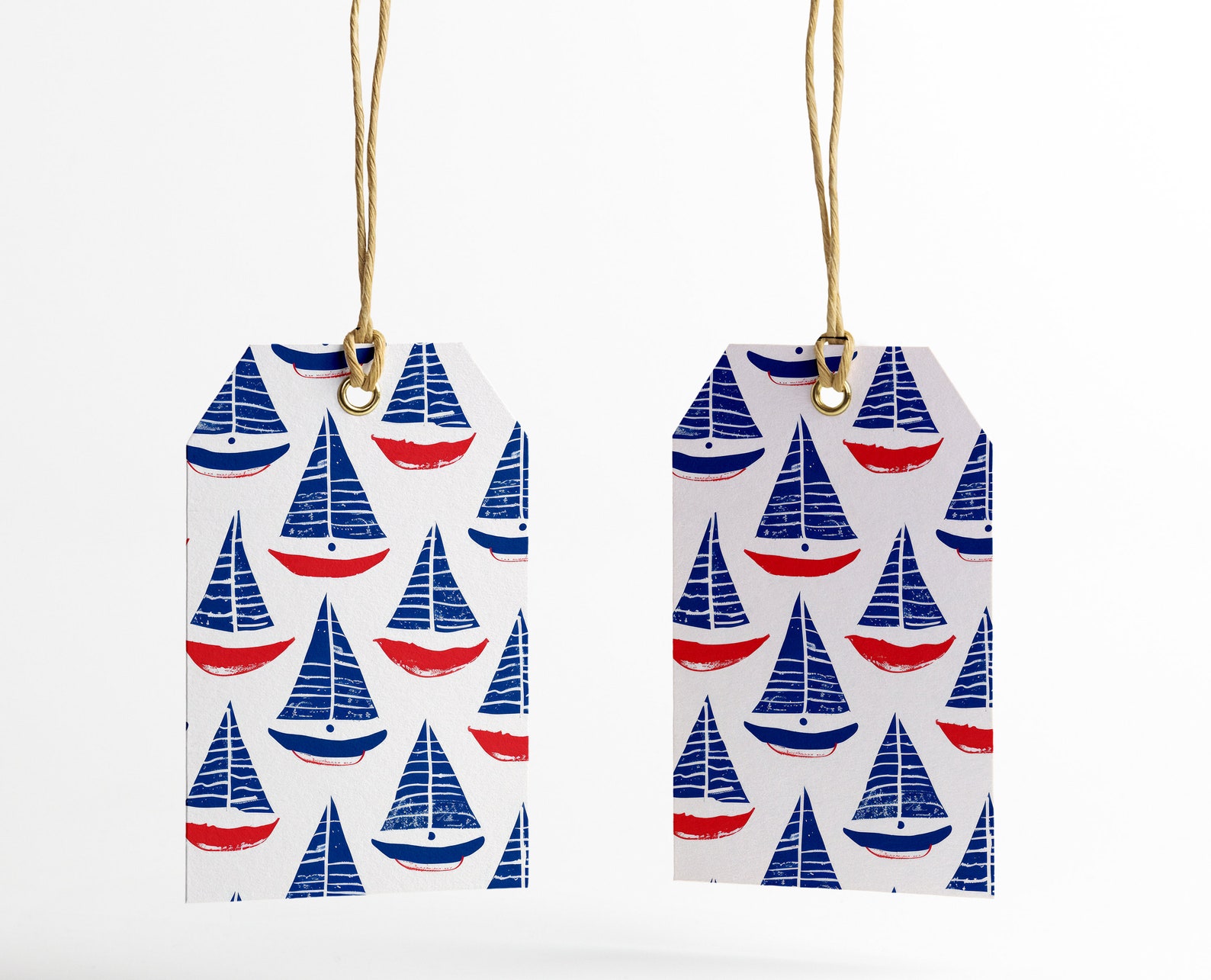 Seamless Cute Sailboat Pattern, Simple Sailboat Pattern, Blue Boat ...