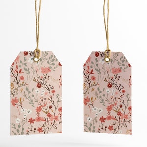 Dusty Rose Seamless Pattern, Cute Light Pink Ditsy Floral Background ...