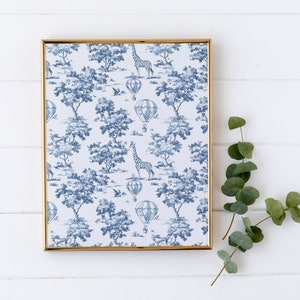 Baby Blue Toile Background Pattern Baby Boy Toile De Joy Seamless ...