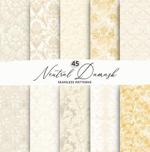 Damask Print Wedding European Decorative Pattern Damask Wedding