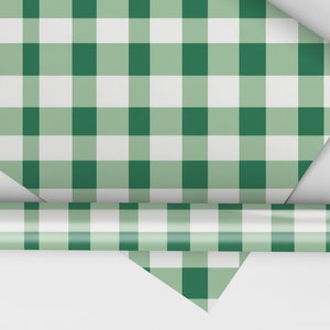 Kelly Green Gingham Seamless Pattern Green Checked Background, Sage ...
