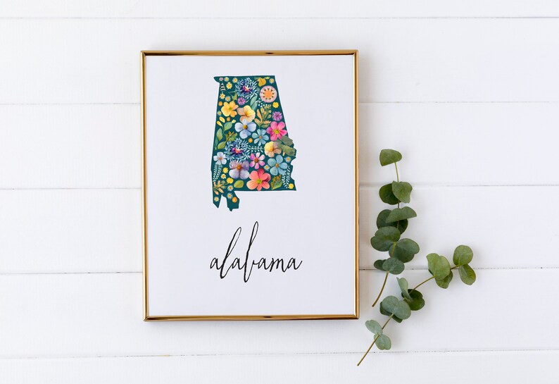 State of Alabama Clipart Alabama State PNG Alabama State - Etsy