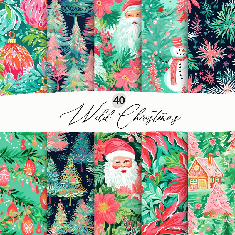Preppy Christmas Wallpapers - Etsy