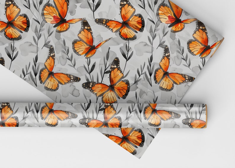 Monarch Butterfly Seamless Pattern, Monarch Butterflies Digital ...