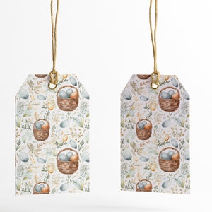 Rustic Easter Digital Paper Pack, Boho Easter Seamless Pattern Set ...