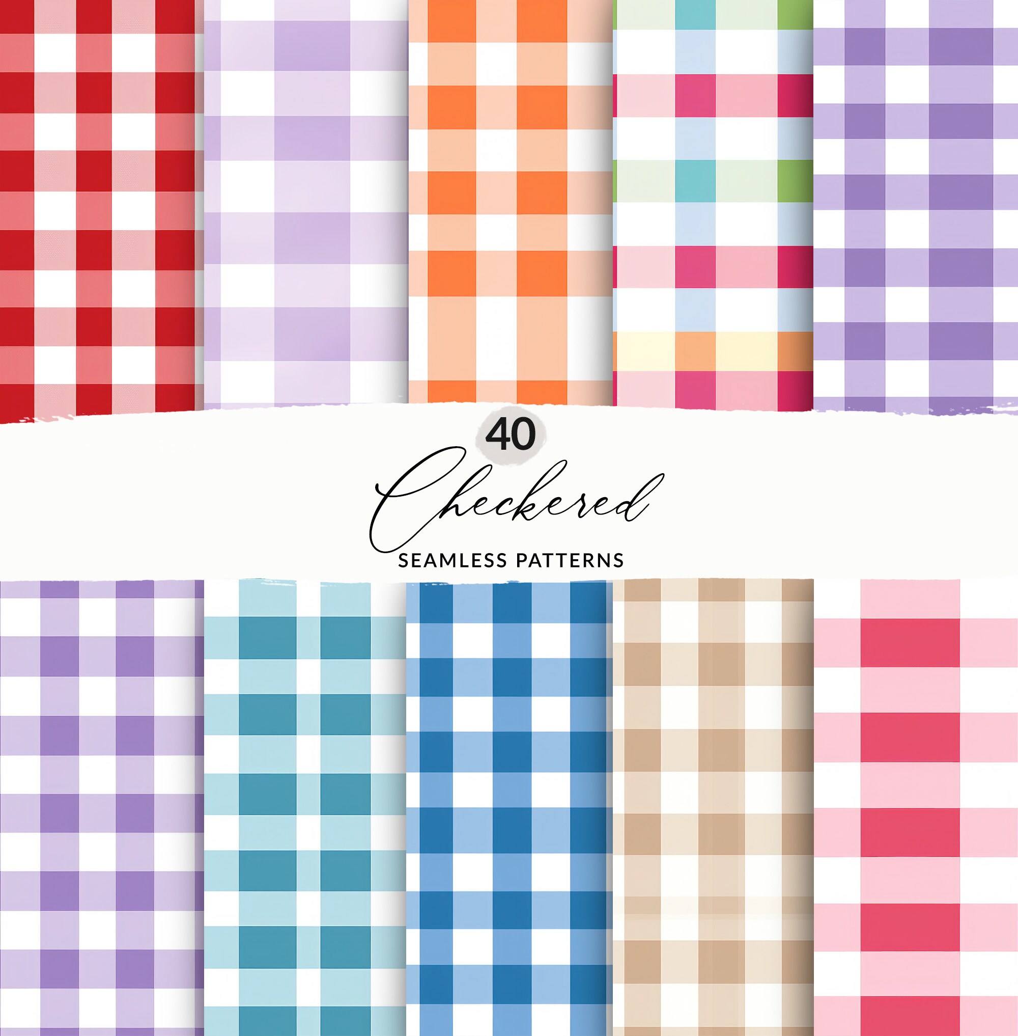 40 Seamless Checkered Patterns, Seamless Checkered Background Pattern ...