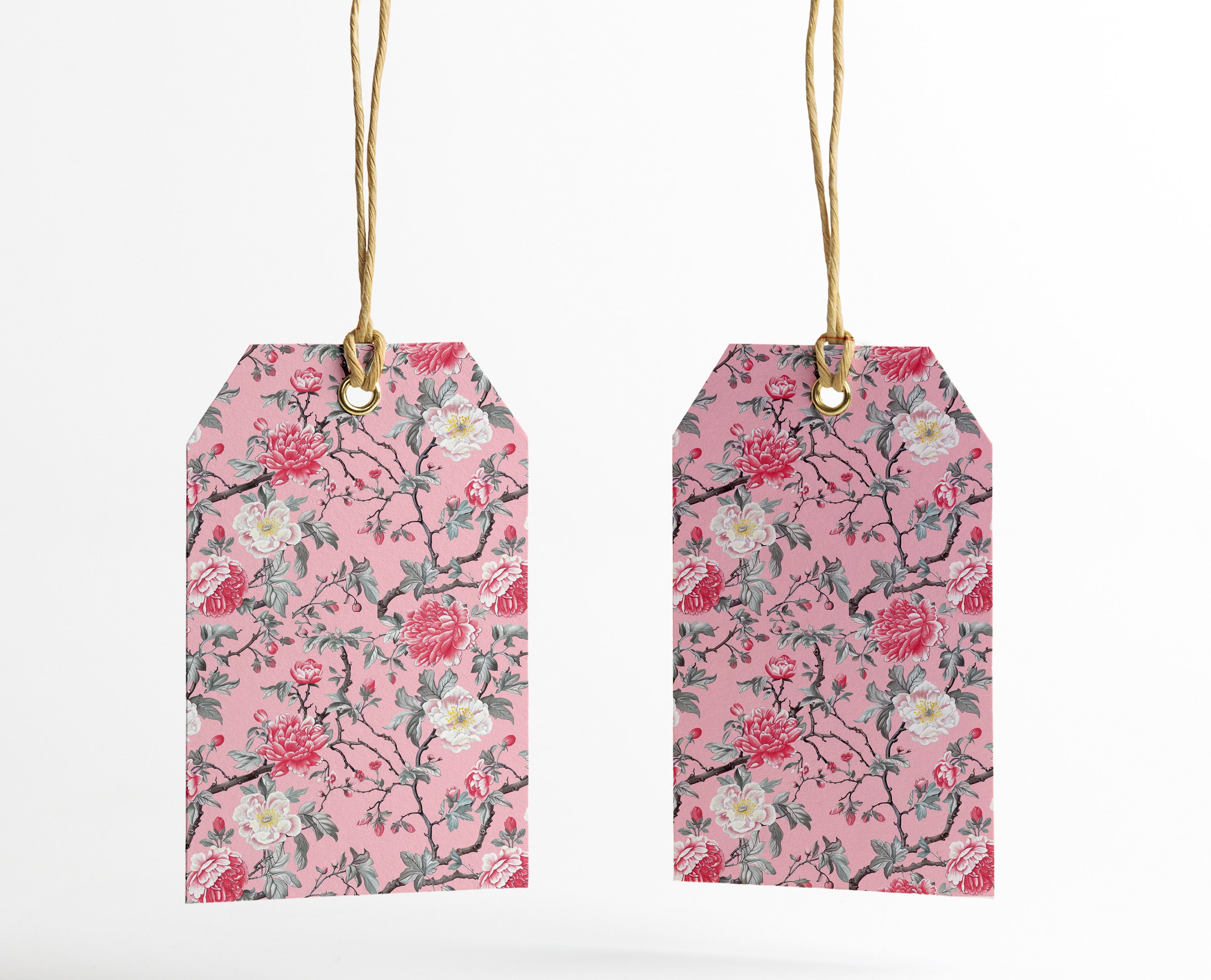 Pink Chinoiserie Seamless Background Pattern, Pink Oriental Floral ...