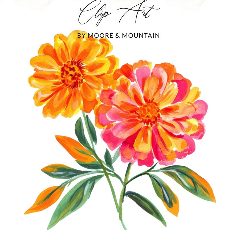 Vibrant Flowers Painting - Etsy