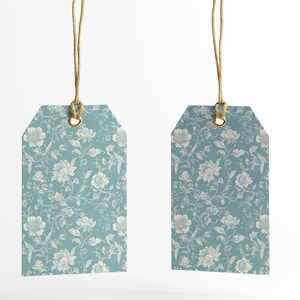 Light Blue Delicate Floral Pattern PNG Seamless File White and Blue ...