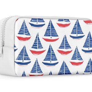 Seamless Cute Sailboat Pattern, Simple Sailboat Pattern, Blue Boat ...